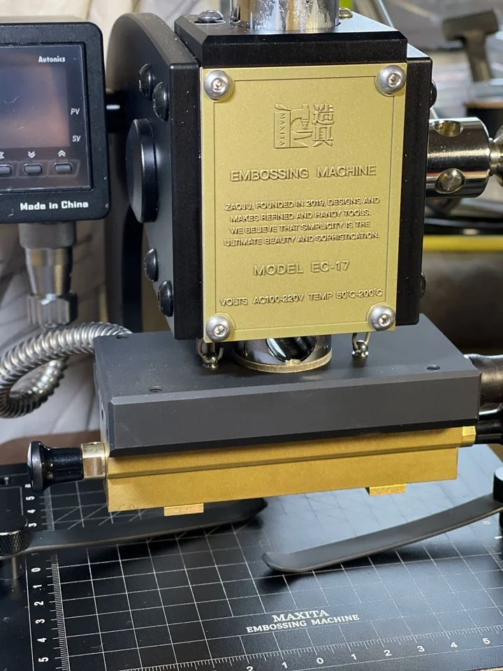 Leather Craft Stamping Machine 110V 22OV Mini Embossing Machine Leather ...