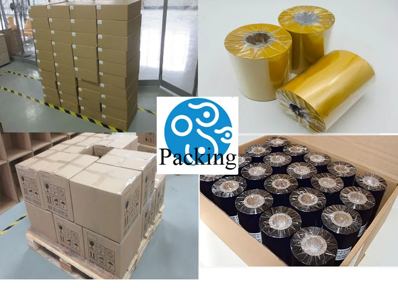 China Manufacture Satin Ribbon Wax Resin Foil Film Thermal Transfer ...