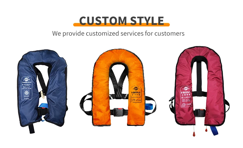 Auto Inflatable Life Jacket 150N Double Chamber for Adults - Safe ...