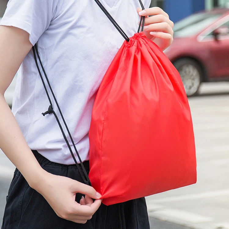 Custom High Quality 210D and 420D Polyester Material Drawstring Pouch ...