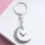 Metal Keychains Moon Pendant Moon Key Ring Key Chain - Buy Moon ...
