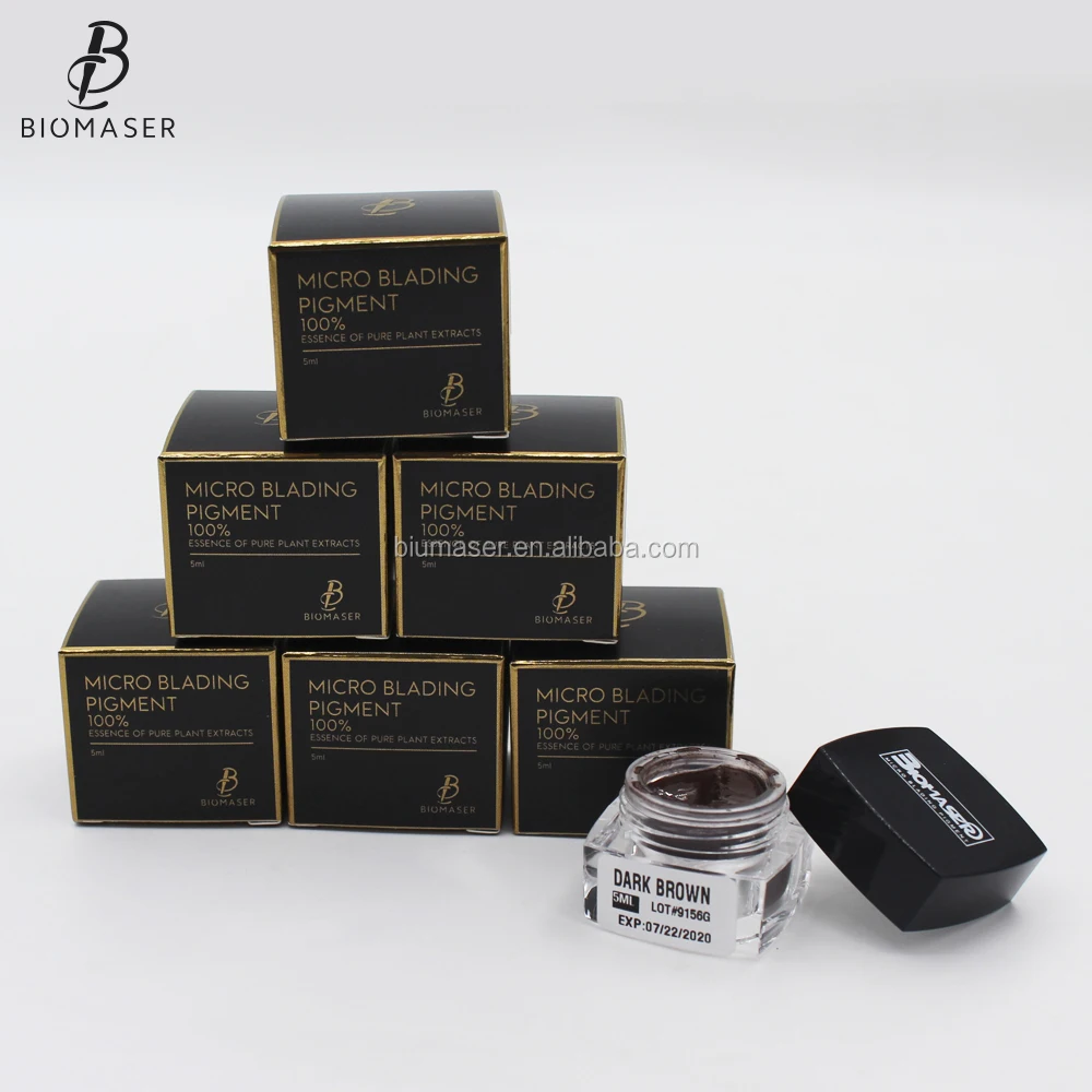 Professional Biomaser Ash Brown Microblading Permanent Make Up Pigments ...