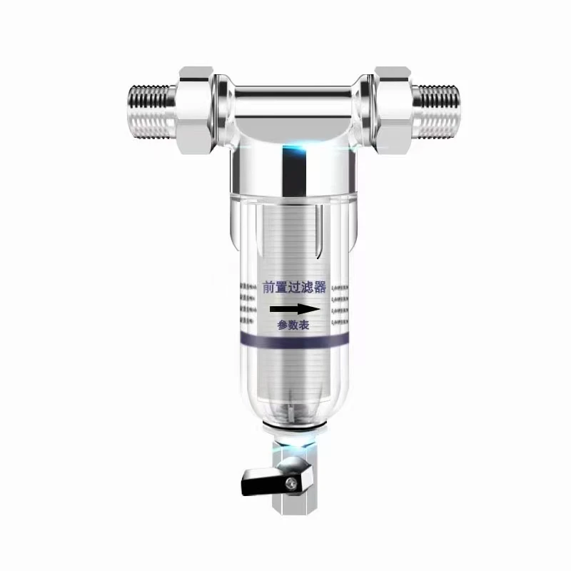 Manual Whole House Water Filter System Spin-down Sediment Back Wash ...