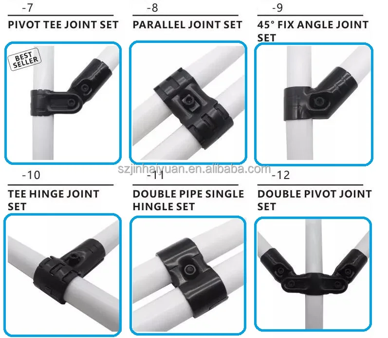 Hot Selling Lean Tube Fitting Connector Hj-3 And Metal Joint For T ...