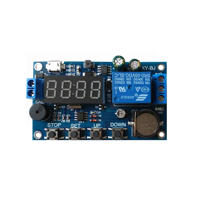Real Time Timing Delay Timer Relay Module DC 5-60V Switch Control Board Module Clock ...