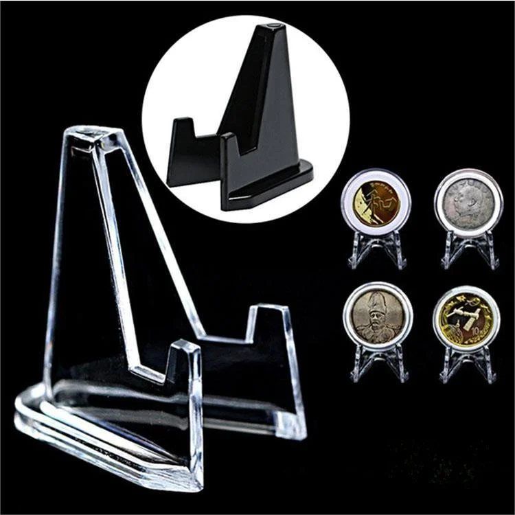 Clear Challenge Coin Holder - Elegant Medallion Display