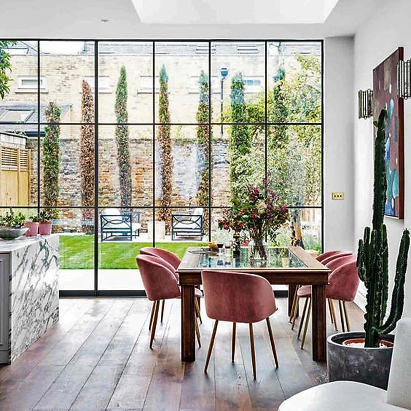 Black Steel Framed Windows for Homes - Stylish & Durable