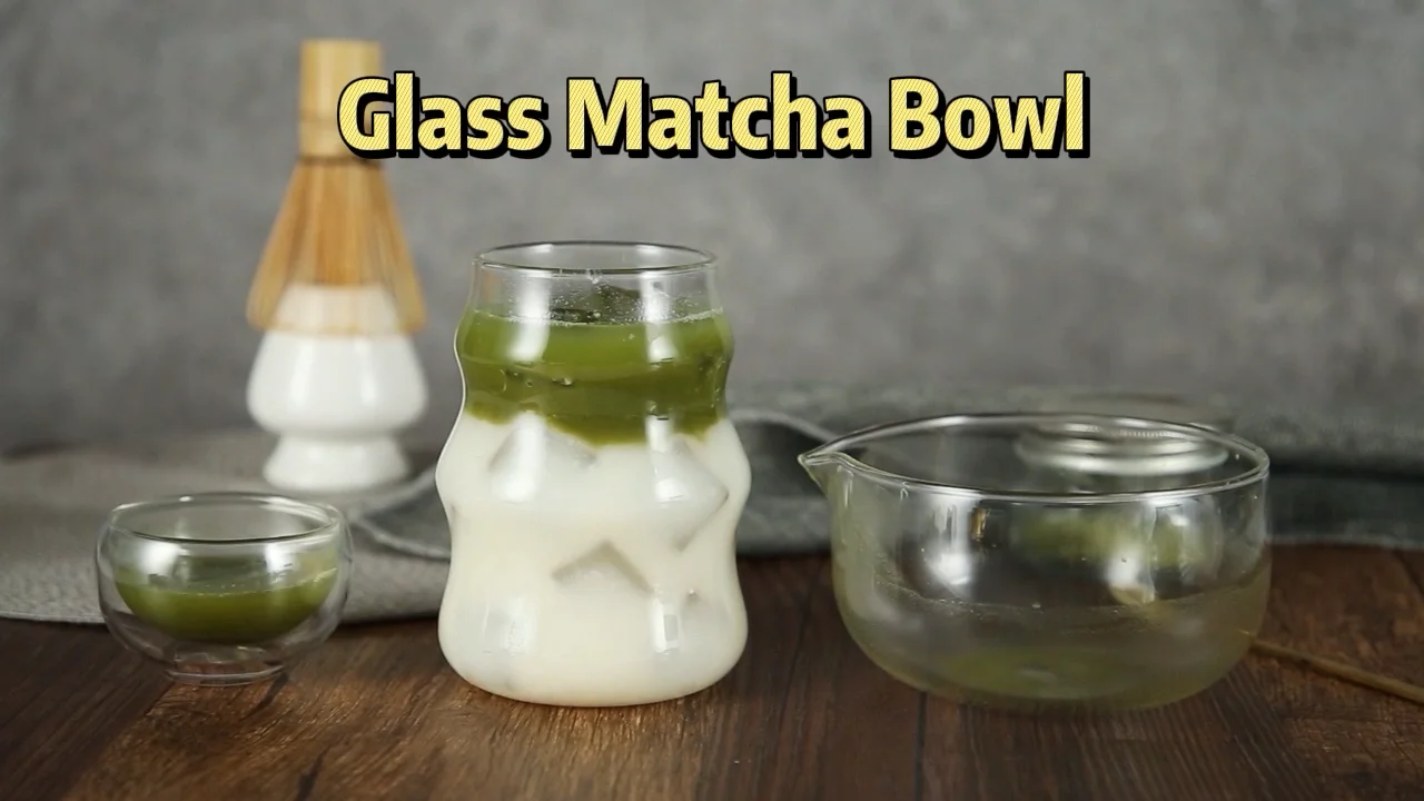 Handmade 5-inch Glass Matcha Bowl Eco-friendly Pasta Salad Bowl ...