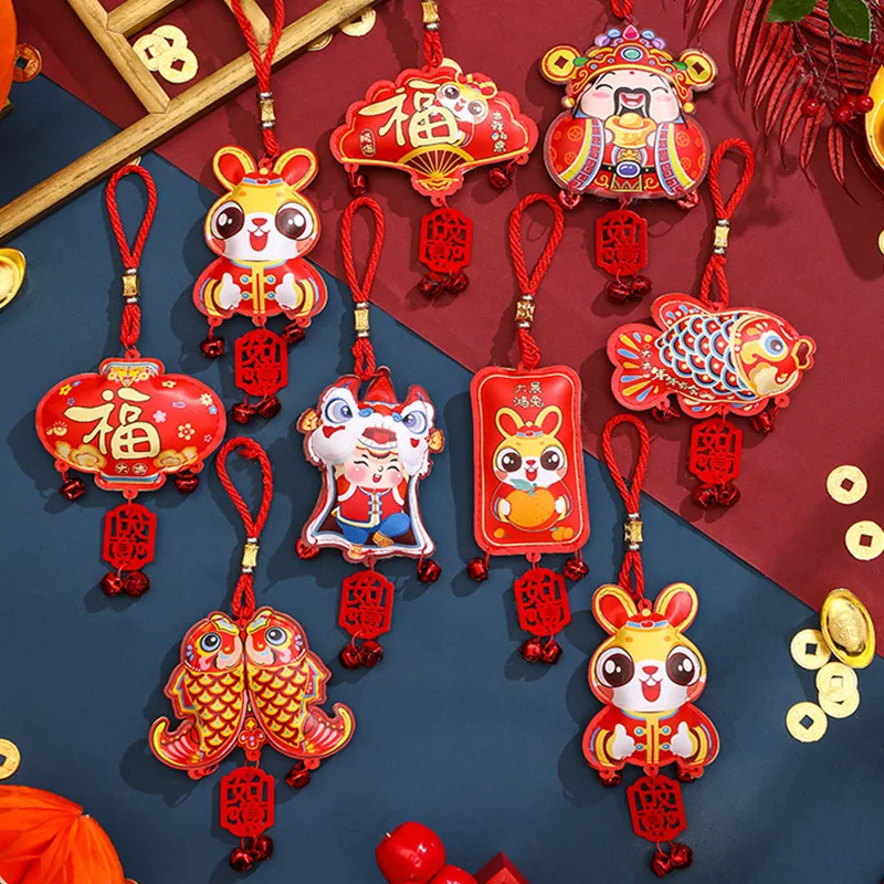 2023 New Chinese New Year Decorations Chinese Knot Hanging Ornaments ...