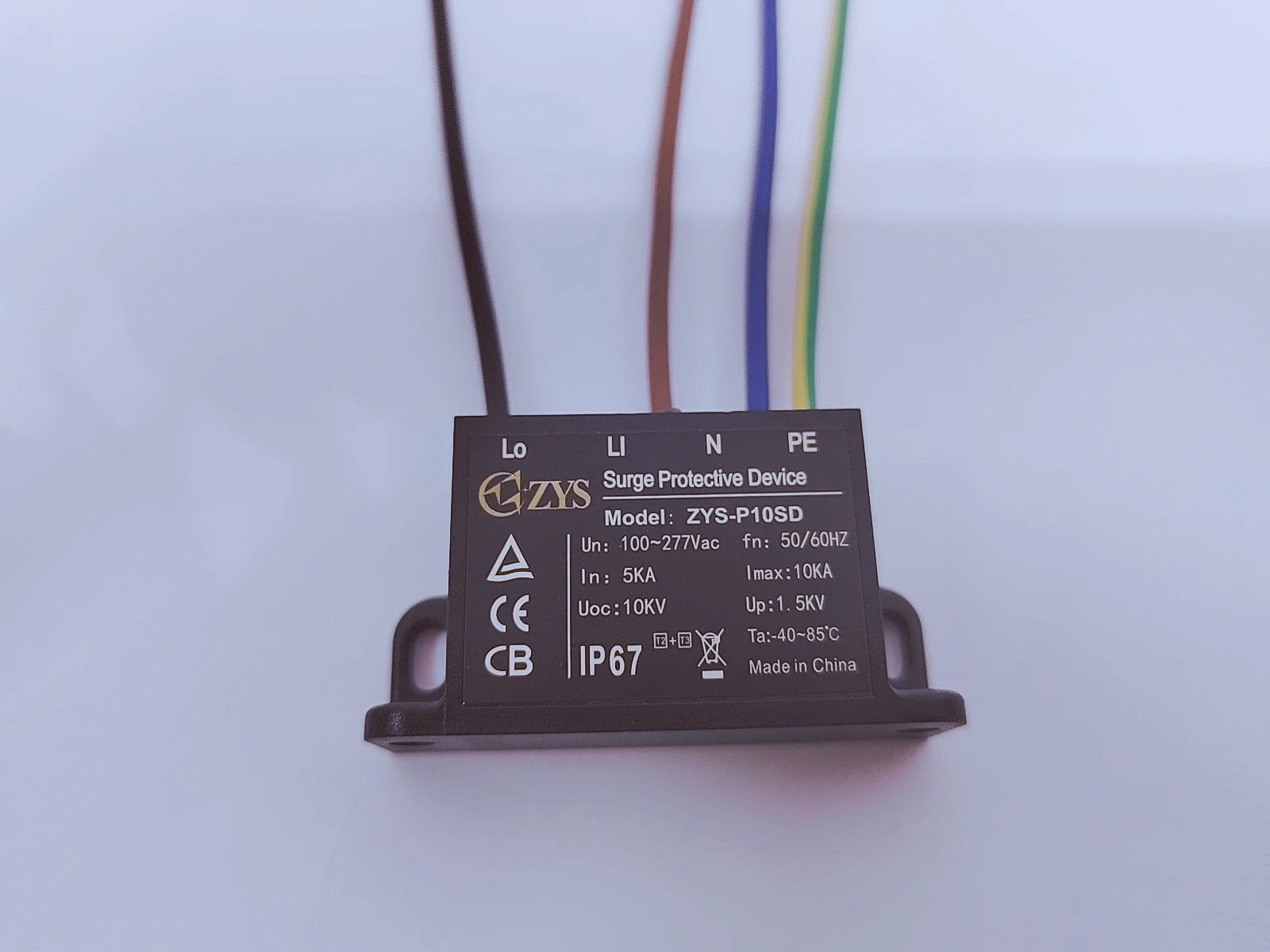 10KV 10KA Surge Protector Surge Arrester Protective Device SPD LED ...