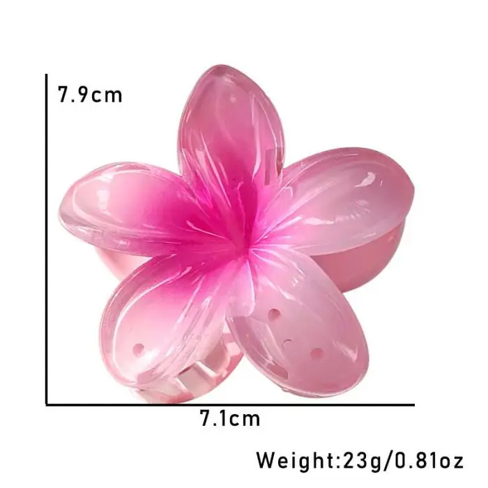 Wholesale Summer Bohemian Plastic Multicolor Frangipani Floral Hair ...