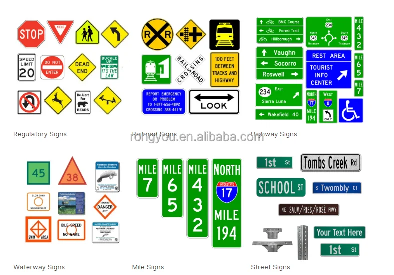 Traffic Road Signs In Arabic And English Highway Signage - Buy Saudi ...