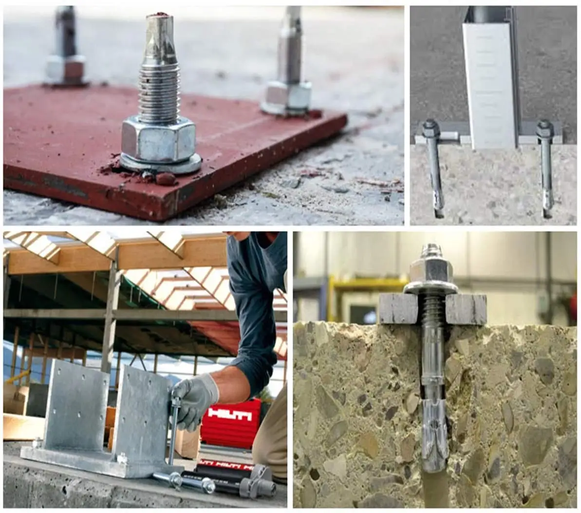 M8 M10 M12 M14 M16 M20 M24 Carbon Steel Concrete Wedge Anchor 8.8 ...