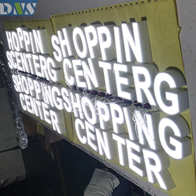 Stainless Steel Frontlit Electronic Sign Letters for Shop and Company ...