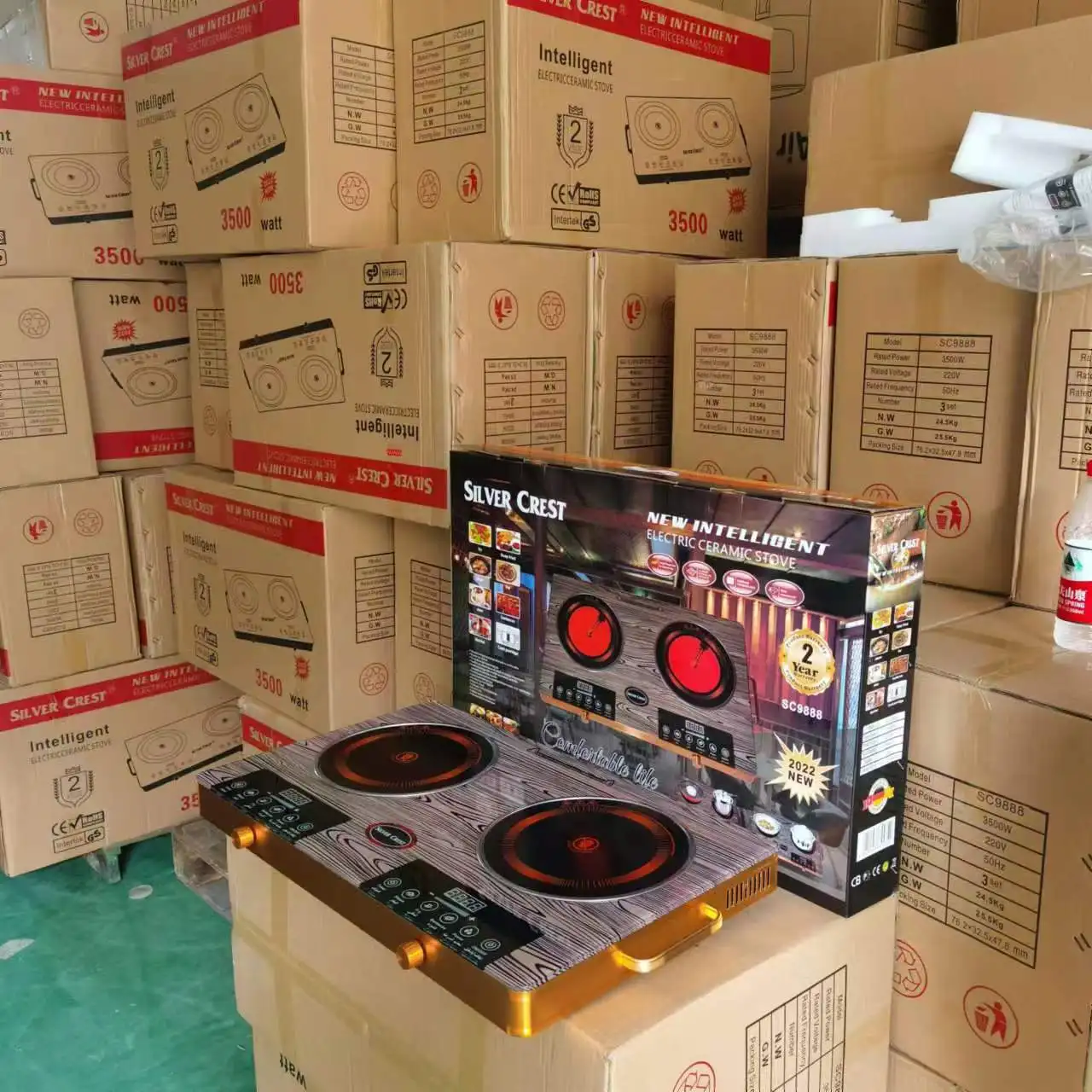 Silver Crest 220v 3500w Radiant Cooker Middle Double Stove Electric ...