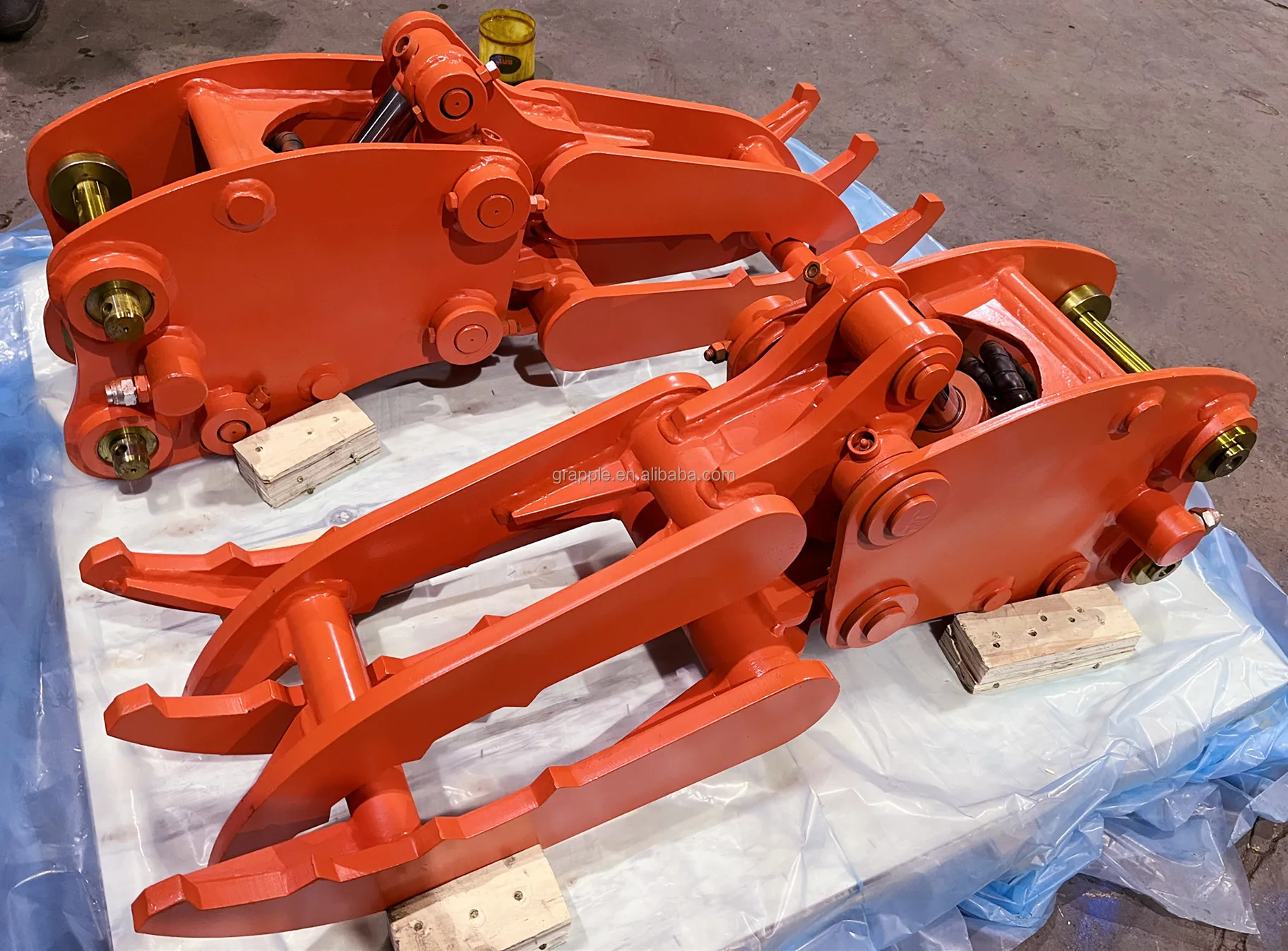 Excavator Attachment Hydraulic Grapple Hydraulic Grab Light Gripper for ...