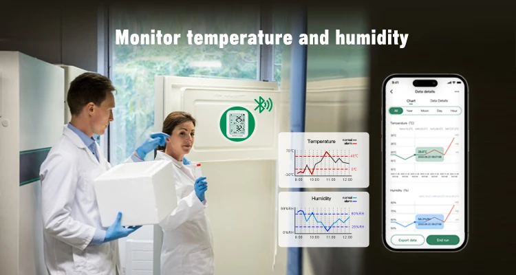 Bluetag Th30b/30r Smart Ble Temperature Data Logger Sensor With Temperature Monitor App - Buy ...