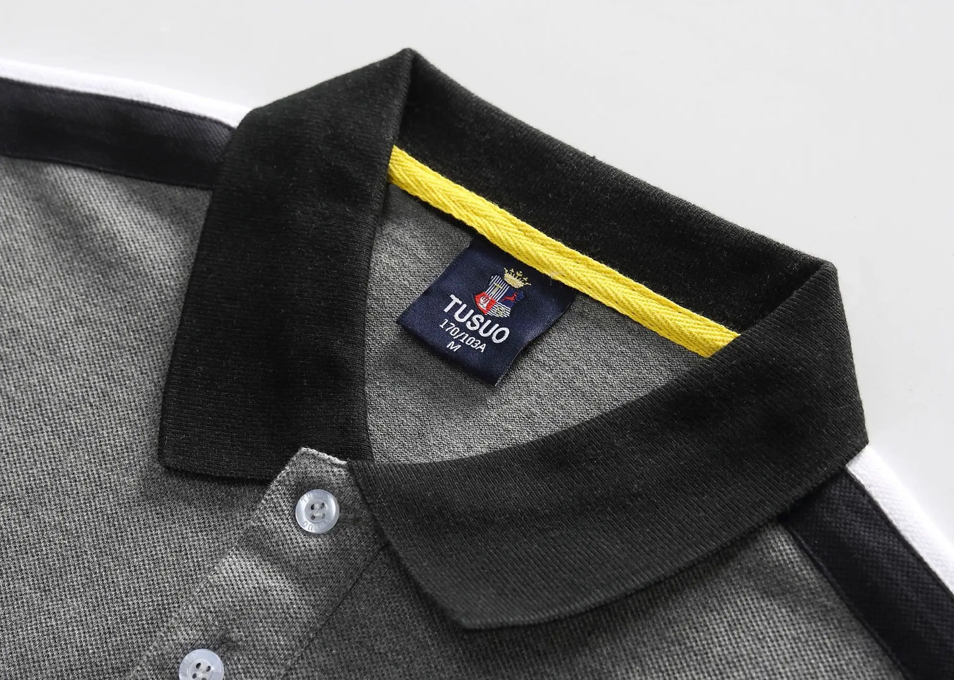 Custom Logo Embroidered Polo Shirts for Men - 100% Cotton