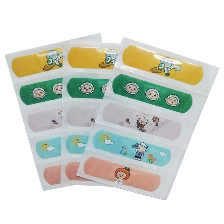 Cute Custom Medical Wound Plaster Bandage Waterproof Plastic Kid's Band ...
