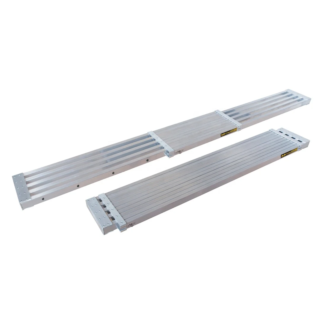 6ft to 9ft Aluminum Telescoping Work Planks - 250 Lb Capacity