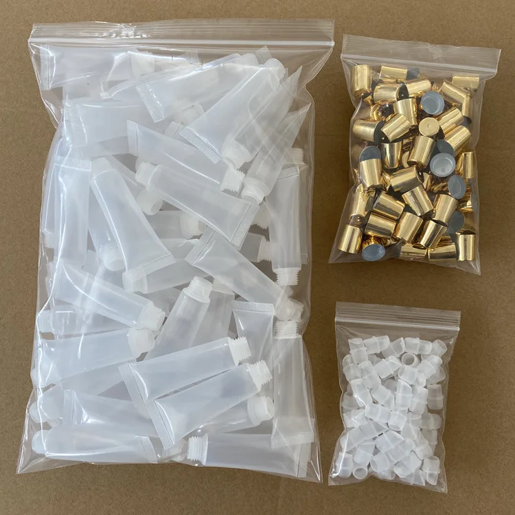 Private Label Logo Empty Squeeze Lip Gloss Tubes 10ml 15ml Lip Gloss ...