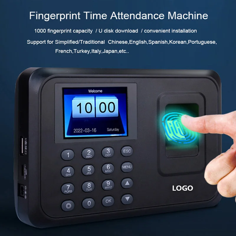 Biometric Fingerprint Time Attendance Recording Fingerprint Time ...