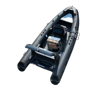 20ft Rib580 Double Fiberglass Rigid Hull Pvc/hypalon Inflatable Boats ...