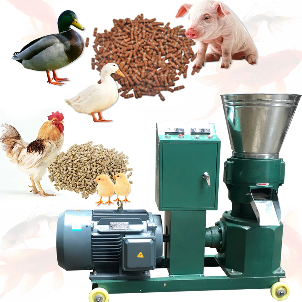 Foshan Factory Feed Processing Machines Poultry Feed Machines Mini Pellet Feeds Pellet Machine ...