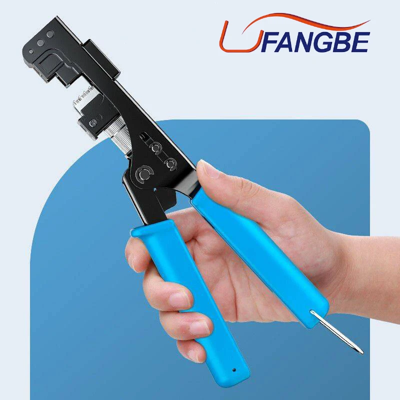 Rj45 Tool Network Cable Module Crimping Pliers Punch Down Plug ...