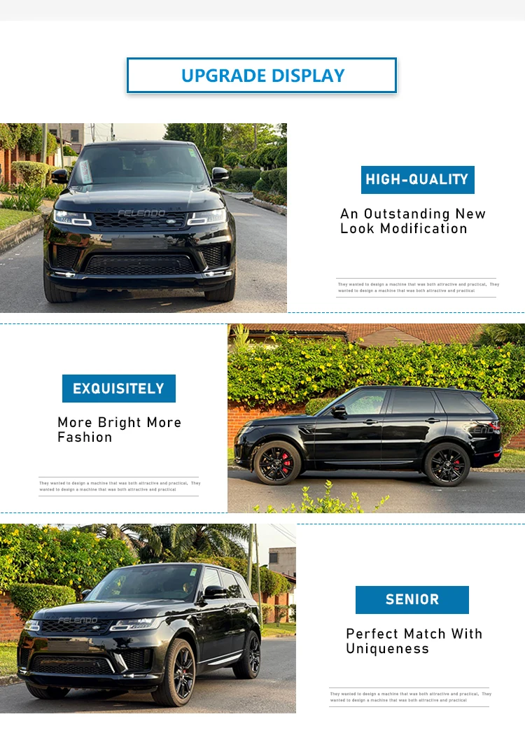 Upgrade Your Range Rover Sport with High Quality Body Kit