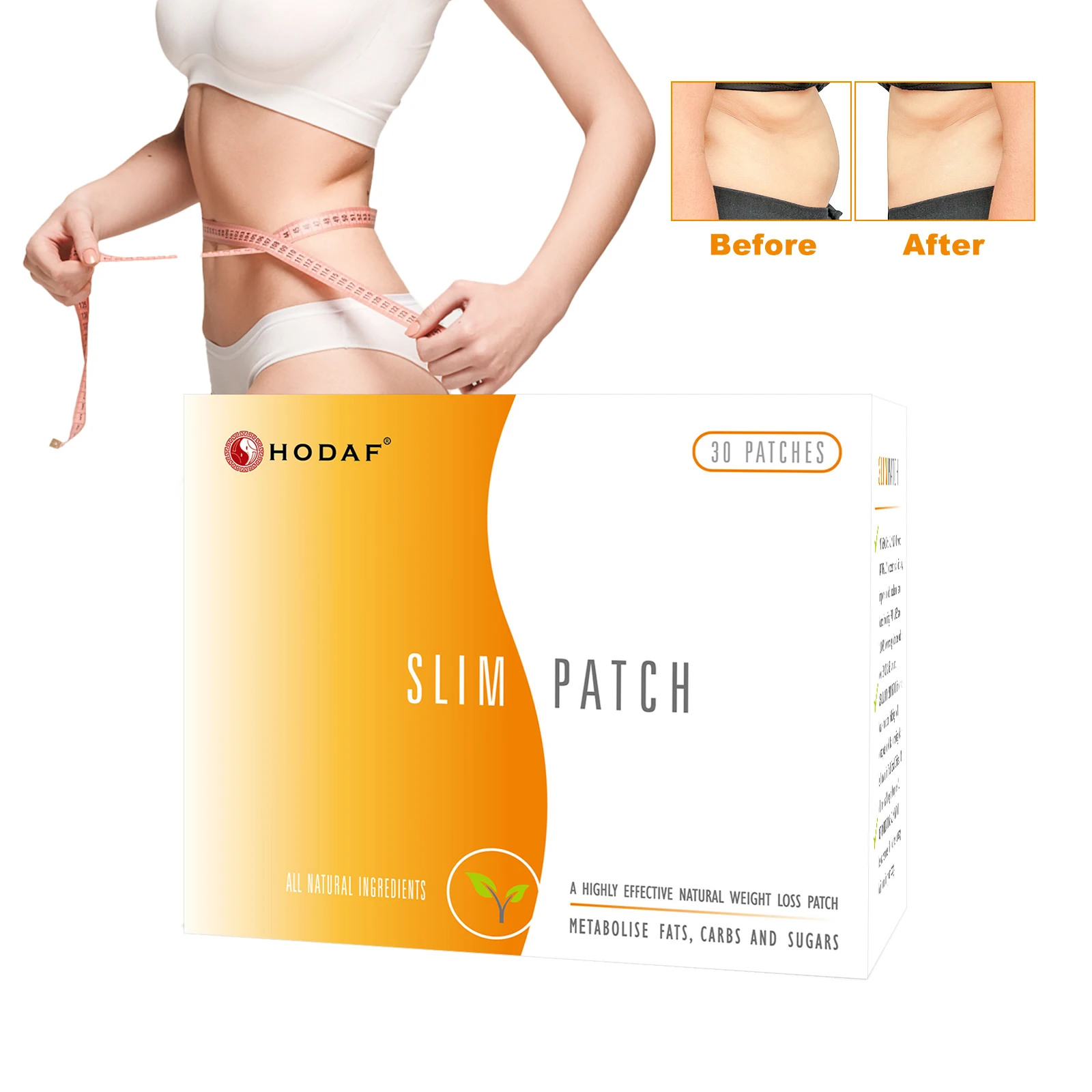 30 Pcs Per Box Red Plaster Weight Loss Slim Patch Slim Patches For Belly Weight Loss - Buy Slim ...