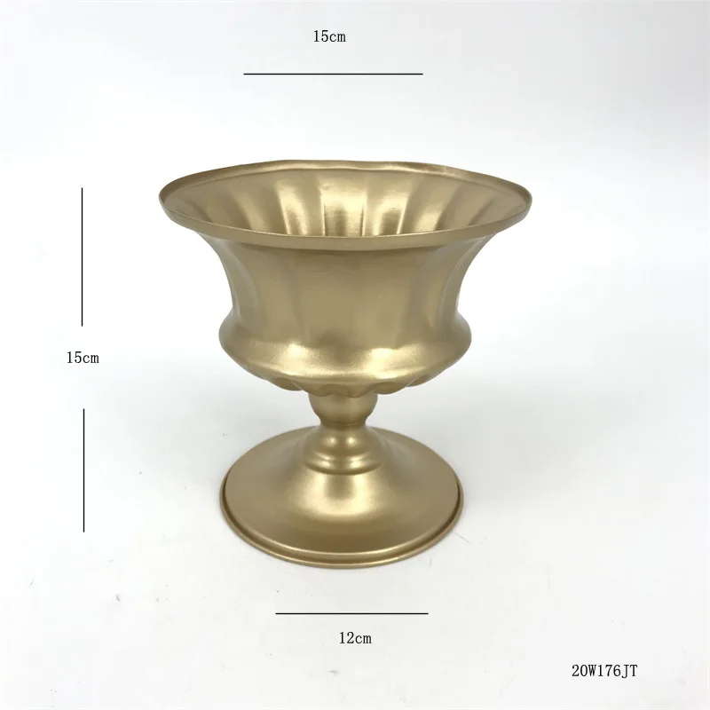 Gold Compote Bowl Vase - Perfect for Wedding Centerpieces
