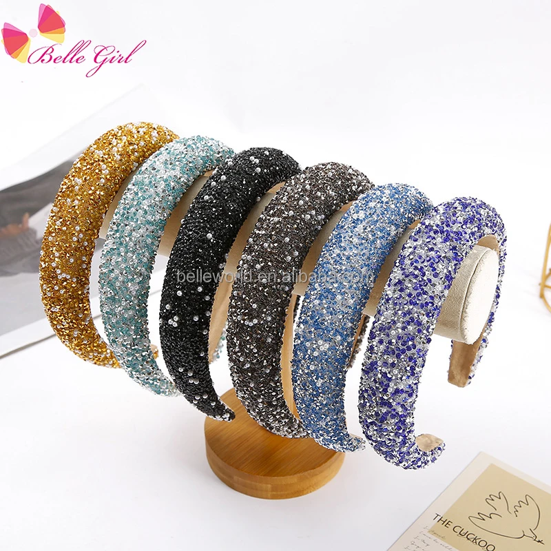 BELLEWORLD Factory Women Girls High End Head Band Makeup Baroque ...