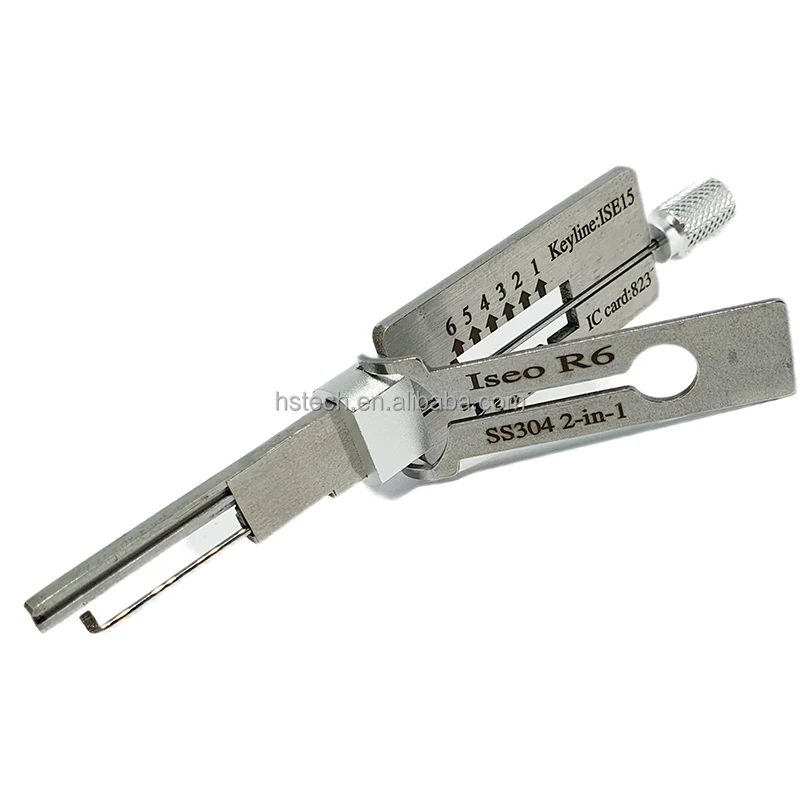 Civil Lock Pick 2 In 1 Abs Master Lishi Style Iseo R6 Ss304 - Buy Ss304 ...