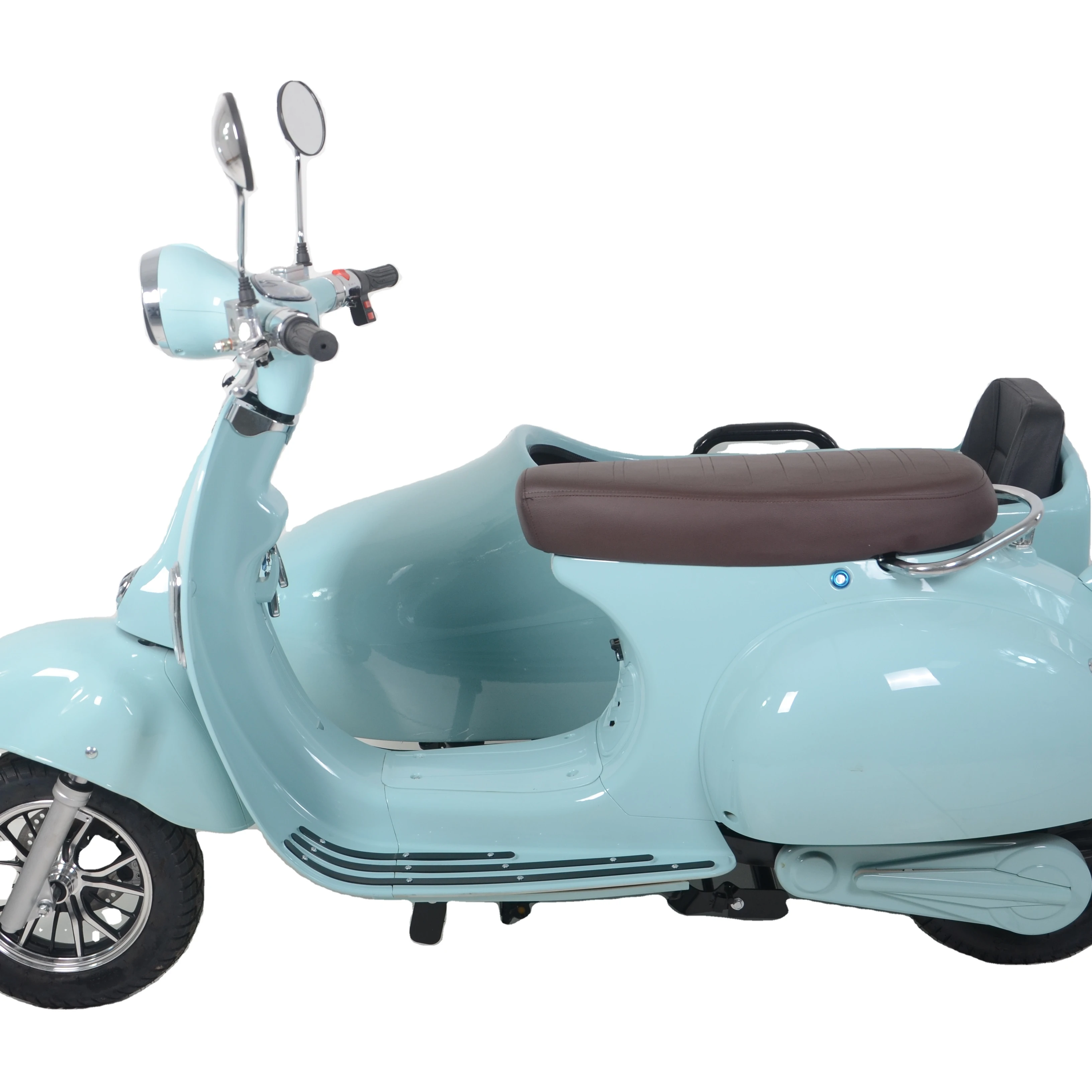 1500w Lead Acid Battery Electric Tricycle With Side Seat 3 Wheels ...