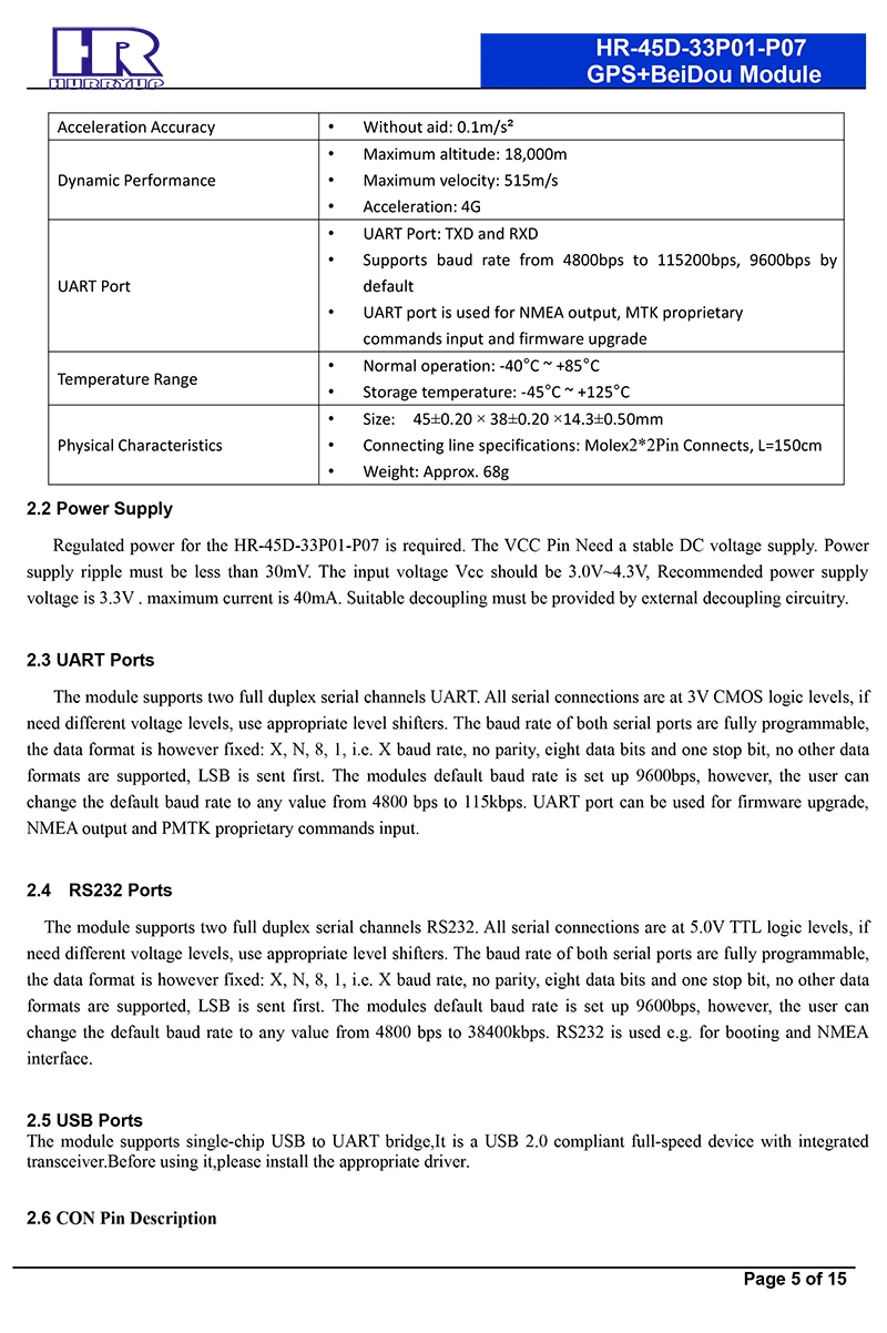 Rs232/ttl/rs485/ps2 Multi-frequency External Usb Gps Receiver ...