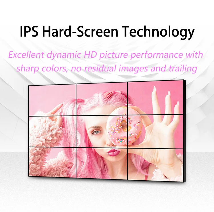 4k Controller Indoor Video Wall 55 Inch 3x3 Mount Advertising Display ...