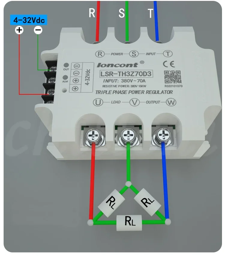 Three-phase Ac Solid State Relay 200a/380v Lsr-th3z200d3 Dc Control Ac ...