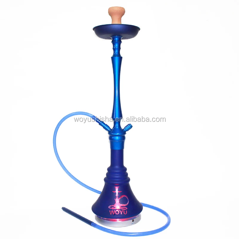 Big Size Aluminum Hooka Glass Waterpipe Large 4 Hoses Sheesha Hookah ...