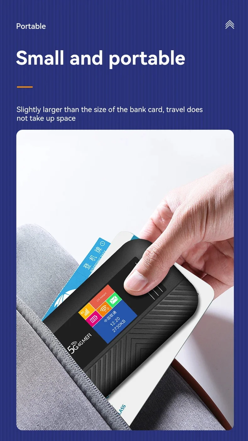 Portable Wifi 4g And 5g Router 3000mah Battery Wireless Lte Wifi Modem ...