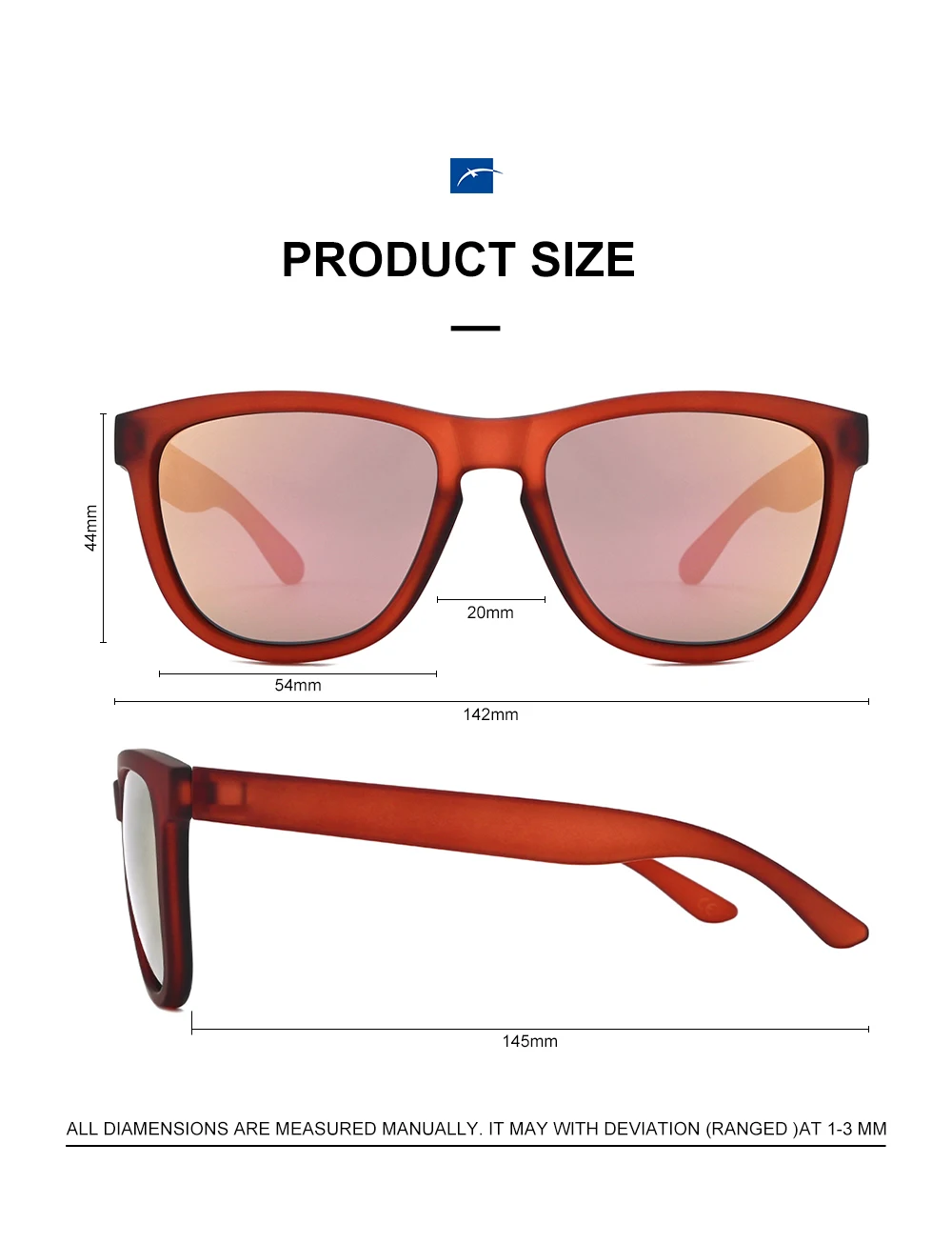 2025 High Quality BPA-Free Plastic Frame Anti Saltwater and Oleophobic ...