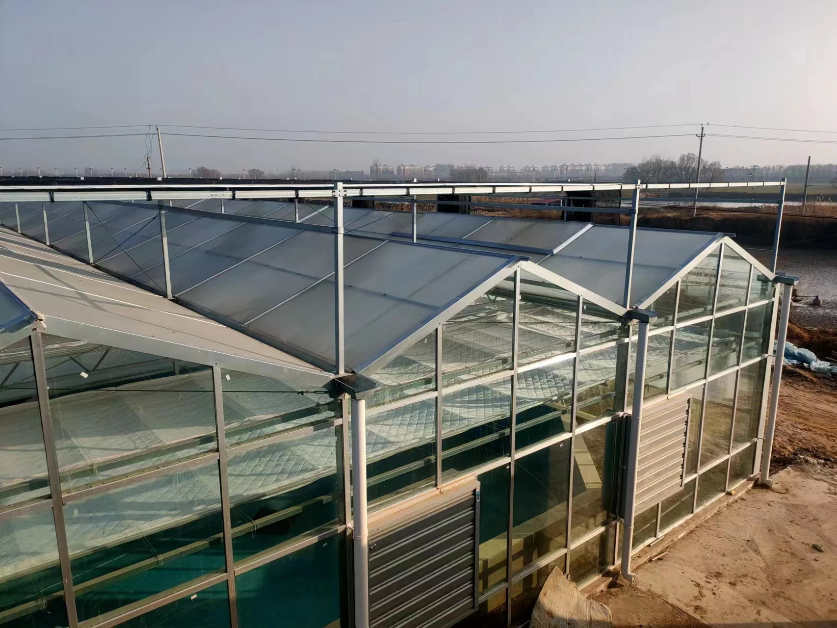 Greenhouse Water Channel Gutter Greenhouse Rain Gutter Drainage System ...