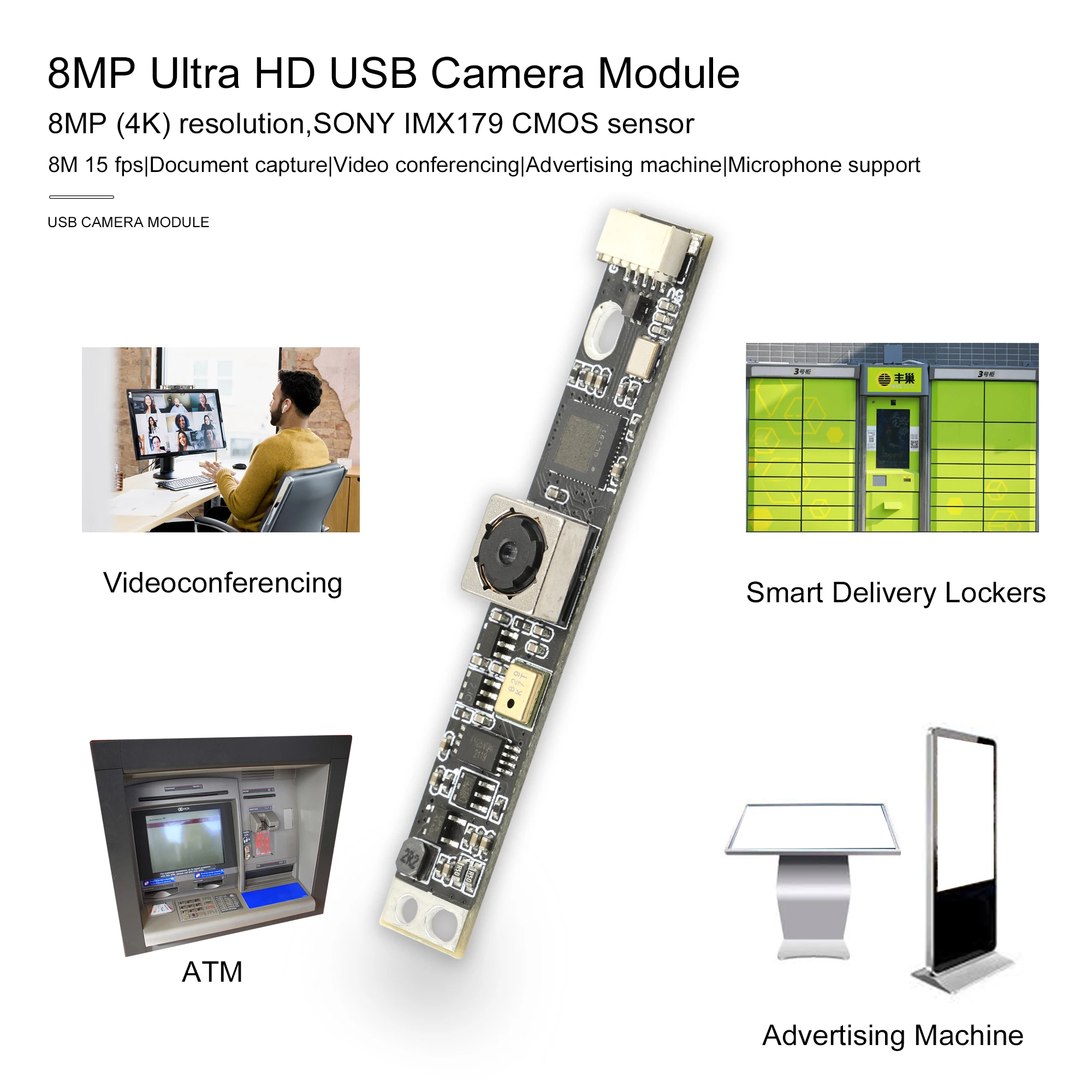 Customized Imx179 4k Cmos Image Sensor Full Hd Usb Mipi Camera Modules ...