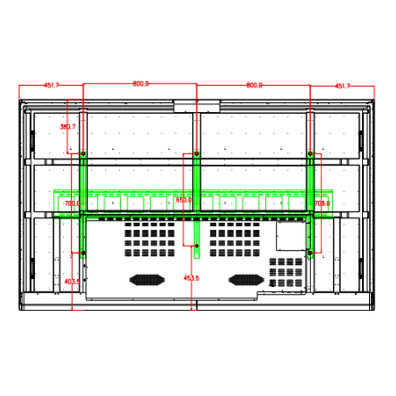 110-inch Smart Interactive Whiteboard With 4k Tempered Glass Ag Ir ...
