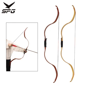 Spg Mongolian Recurve Bow Archery Hunting Training Wooden Handmade ...