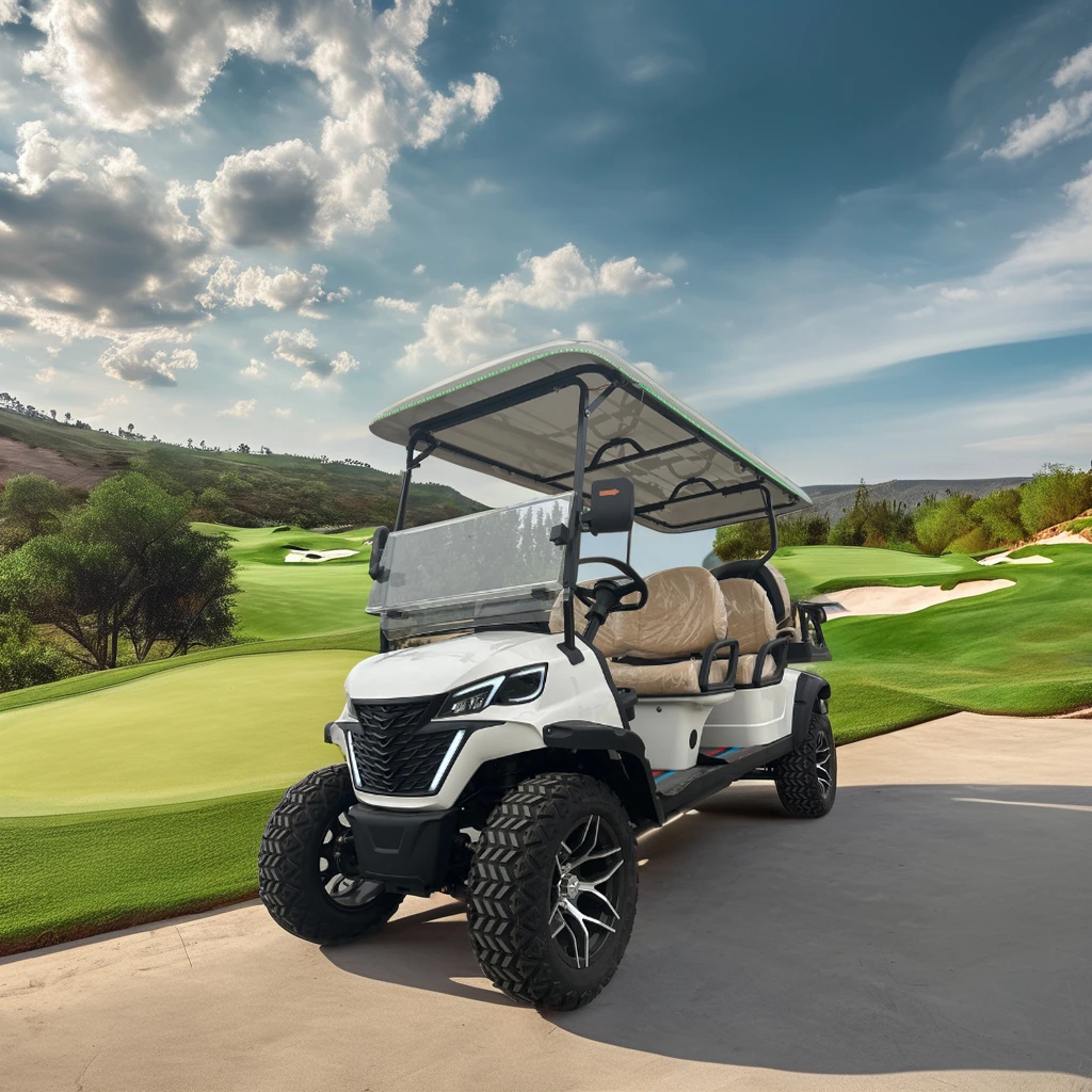 Beemotor 6-Seater Electric Golf Cart - Ideal for Hunting & Beach Resorts