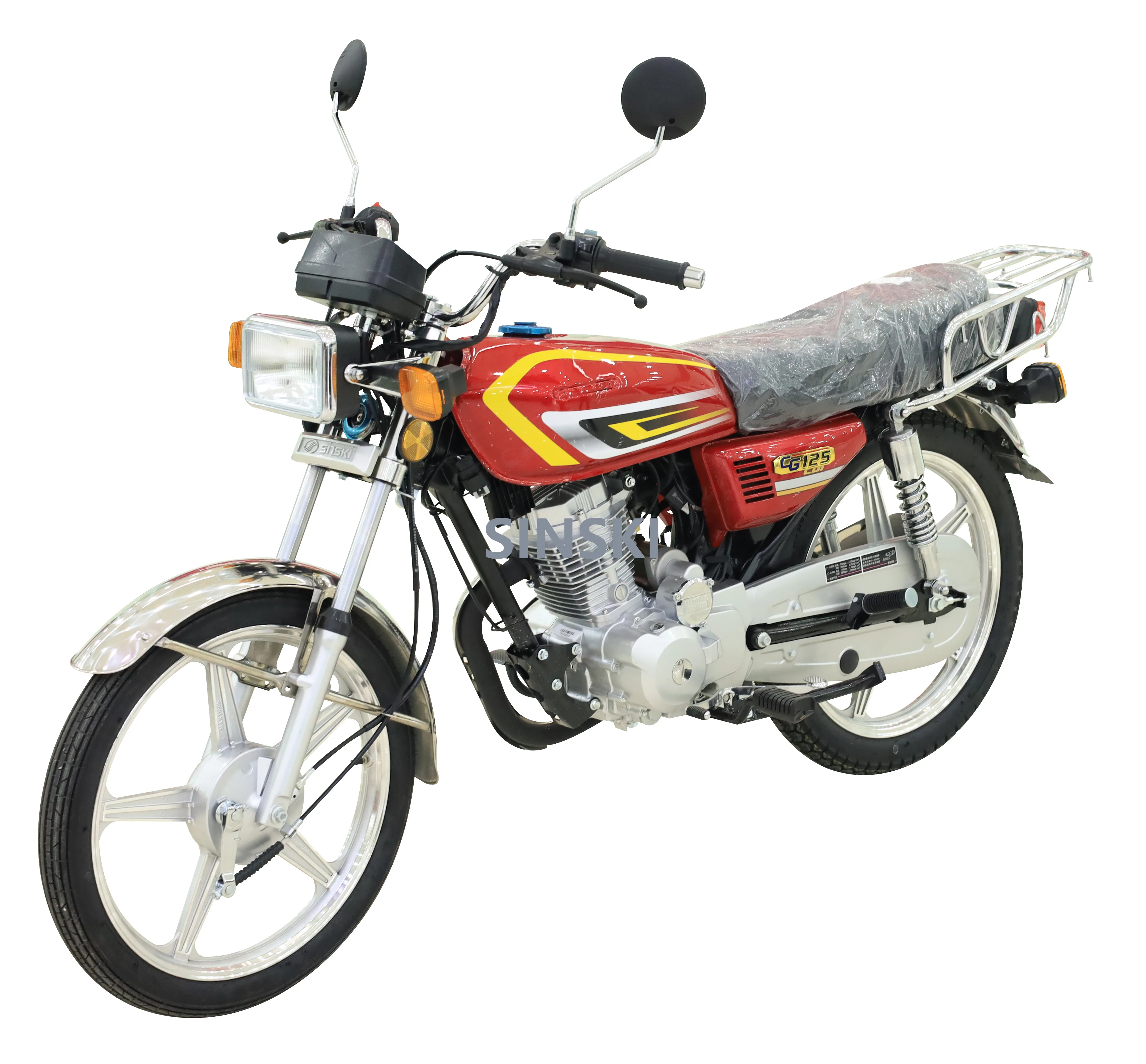 Sinski Motos Cg 125cc 150cc Popular Two Wheel Custom Gas Fuel Motorbike ...