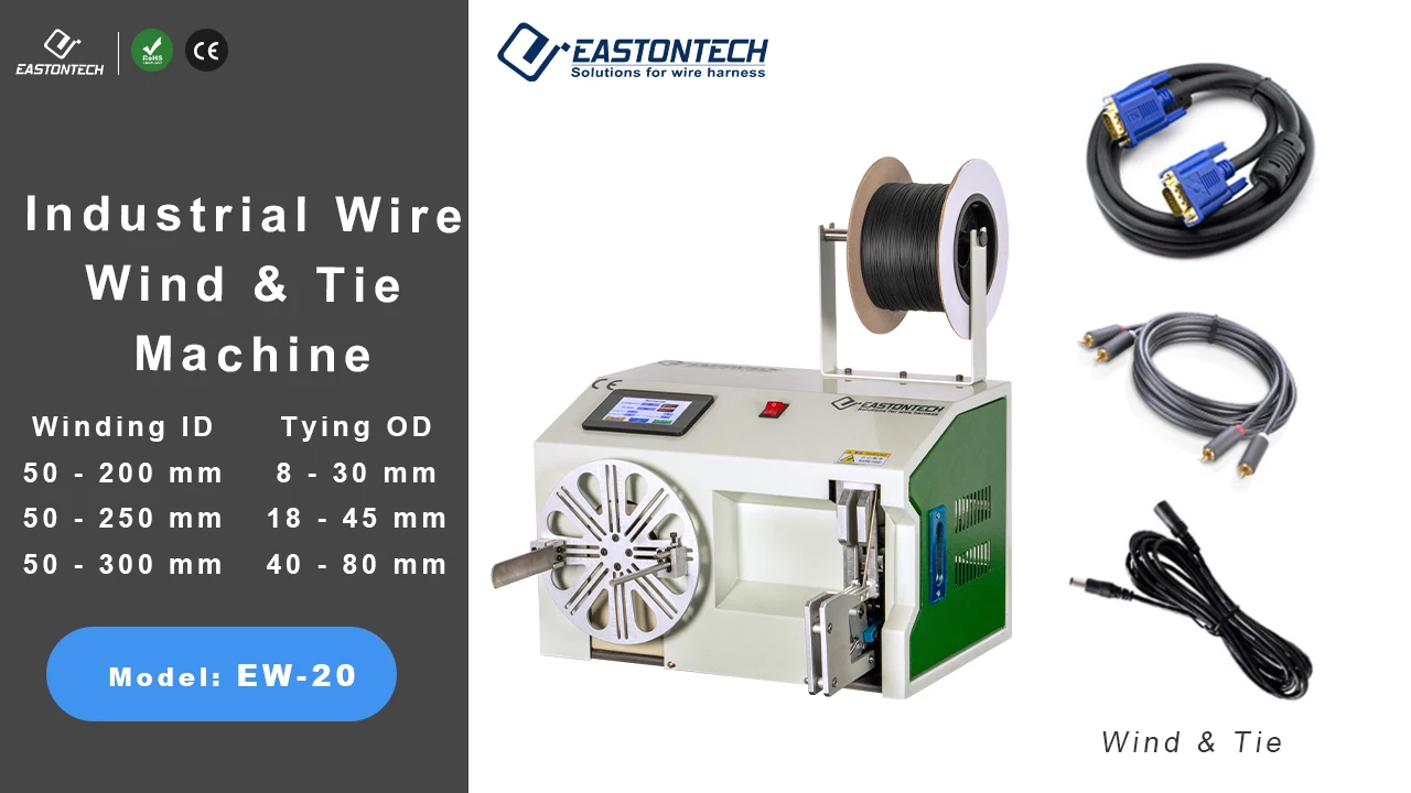 Ew-20a-1touch Screen Cable Winding Tying Machine Machine Can Be Winding ...