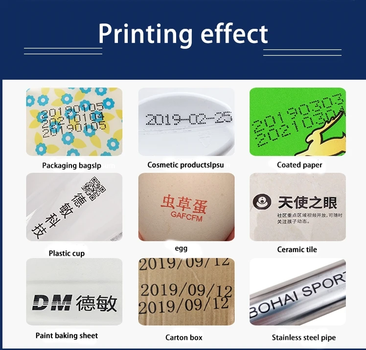 D10 Handheld Inkjet Printer Box Inkjet Machine Bottle Plastic Paper ...