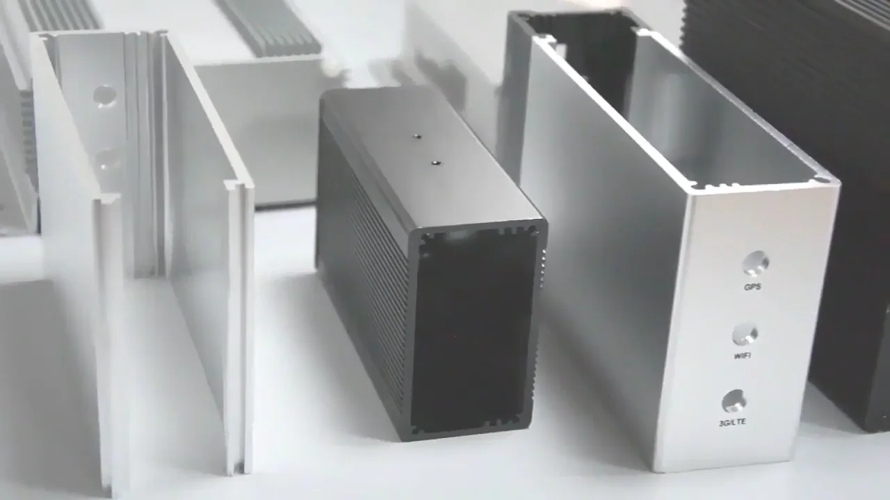 Zjd-e1045 Heavy Duty Extruded Aluminum Construction Anodized Enclosure ...